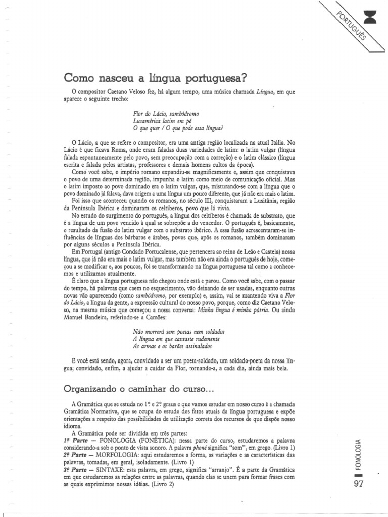 Português - 001 | PDF | Português (idioma) | Latim