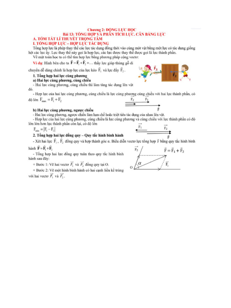 Phan Tich Luc-Can Bang Luc | PDF