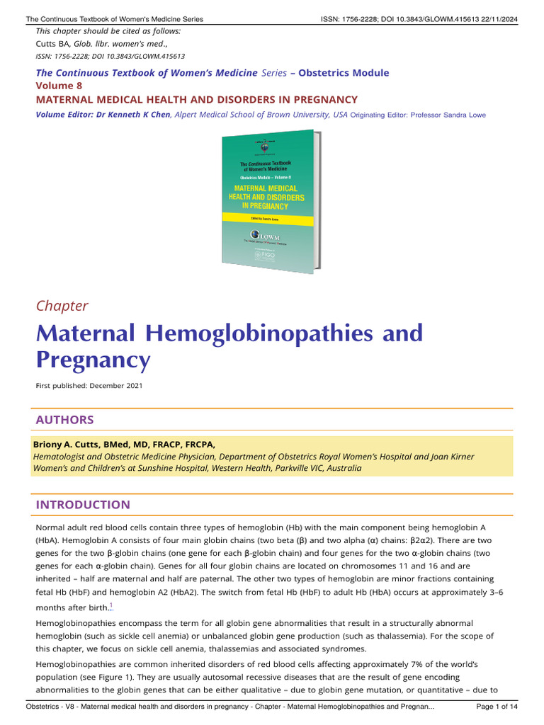 Obstetrics V8 Maternal Medical Health and Disorders in Pregnancy ...