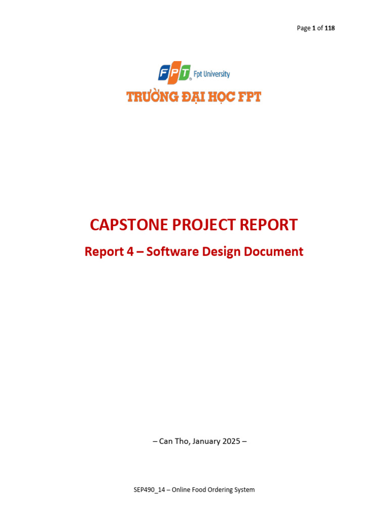 Report4_Software Design Document (1) | PDF | Databases | Login