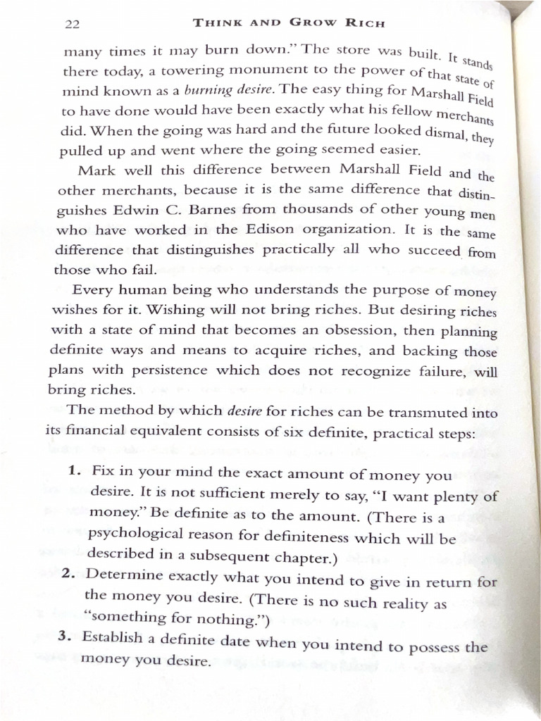 Think and Grow Rich | PDF