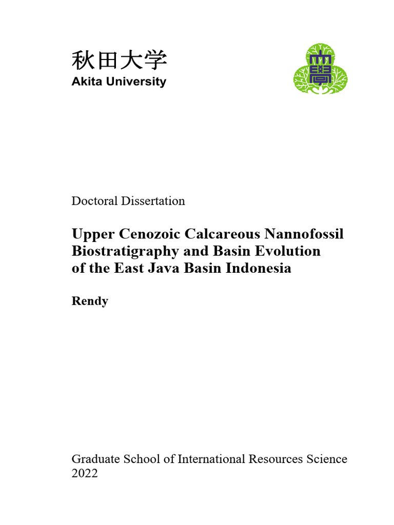 East Java Basin Nannofossil Biostratigraphy | PDF | Fault (Geology ...