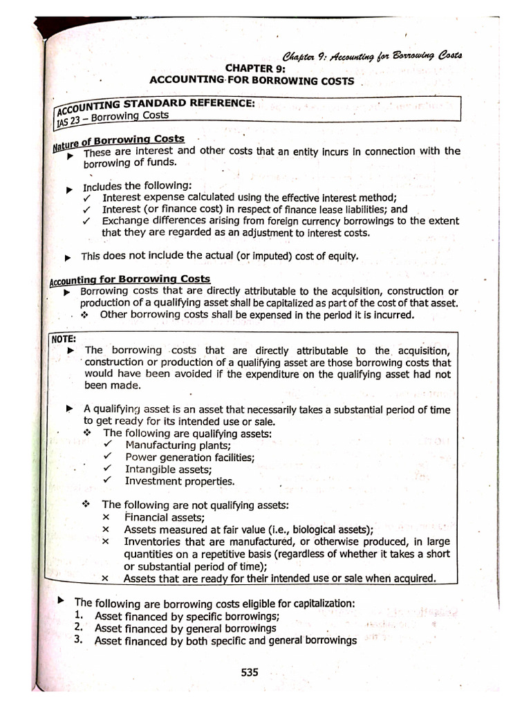 6 Borrowing Cost | PDF