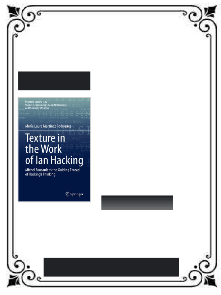 Texture in the Work of Ian Hacking Michel Foucault as the Guiding ...