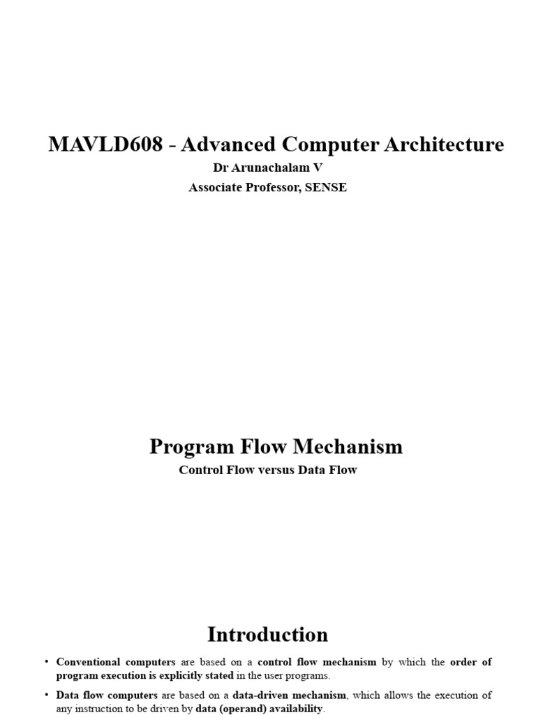 Program Flow Mechanism | PDF | Computer Architecture | Computer Hardware