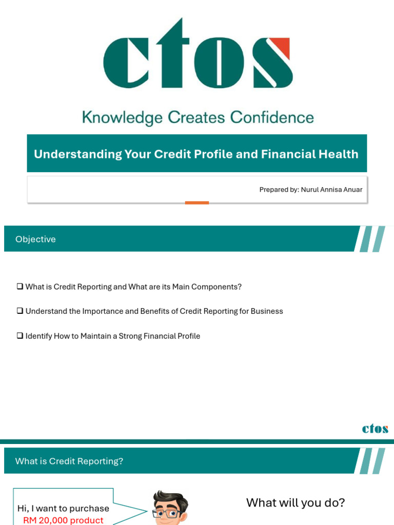 Module 1- 02. CTOS Slides | PDF | Credit Score | Credit