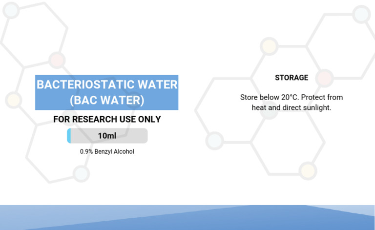 Bacteriostatic Water (BAC Water) | PDF
