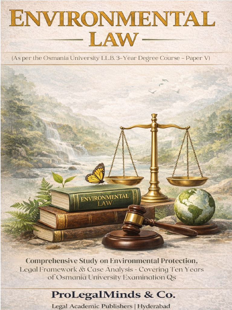 Environmental Law Study Guide for LL.B. | PDF | Climate Change ...
