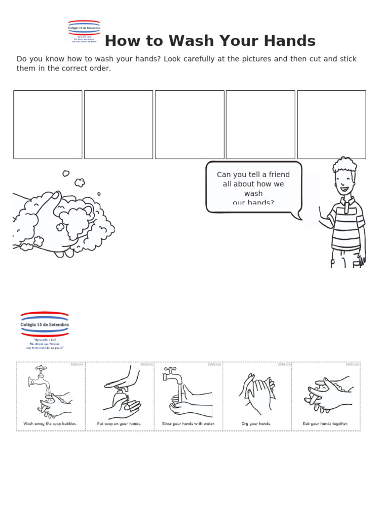 t Tp 5353 Eyfs Washing Your Hands Sequencing Activity Sheet Ver 1 | PDF