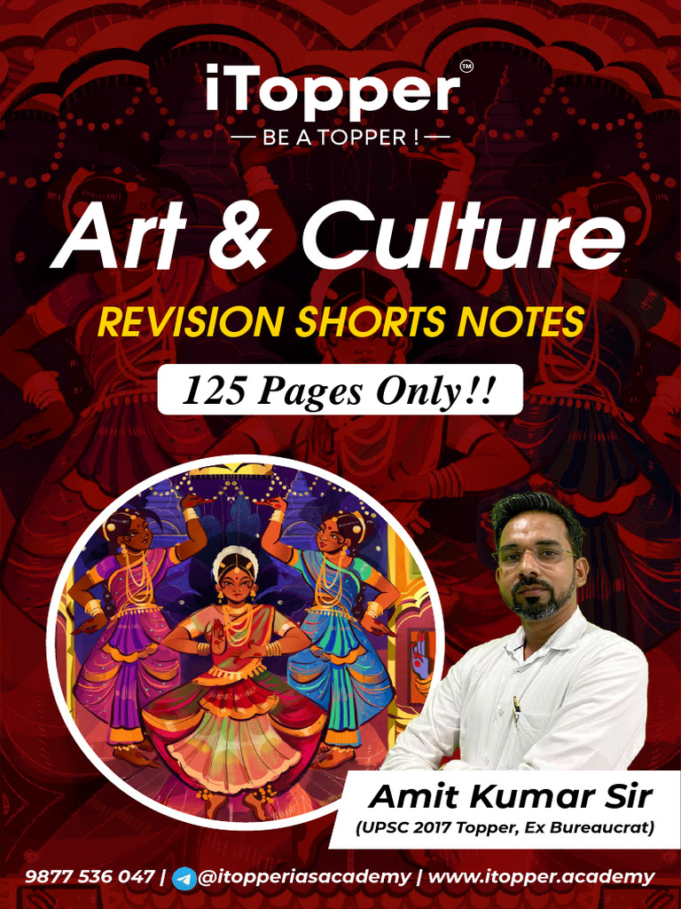 Art & Culture Notes by ITopper_260123_093618 | PDF
