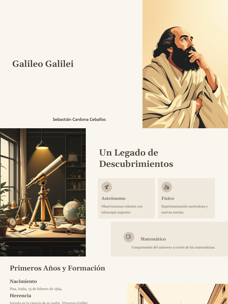 Legado Científico de Galileo Galilei | PDF | Galileo Galilei | Matemáticas