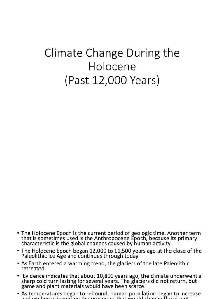 Holocene | PDF