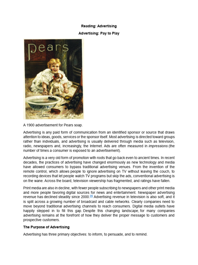 Evolution of Advertising Strategies | PDF | Advertising | Brand