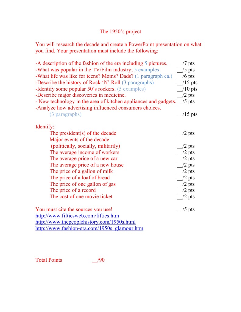 Overview of the 1950s Decade | PDF | Foreign Language Studies