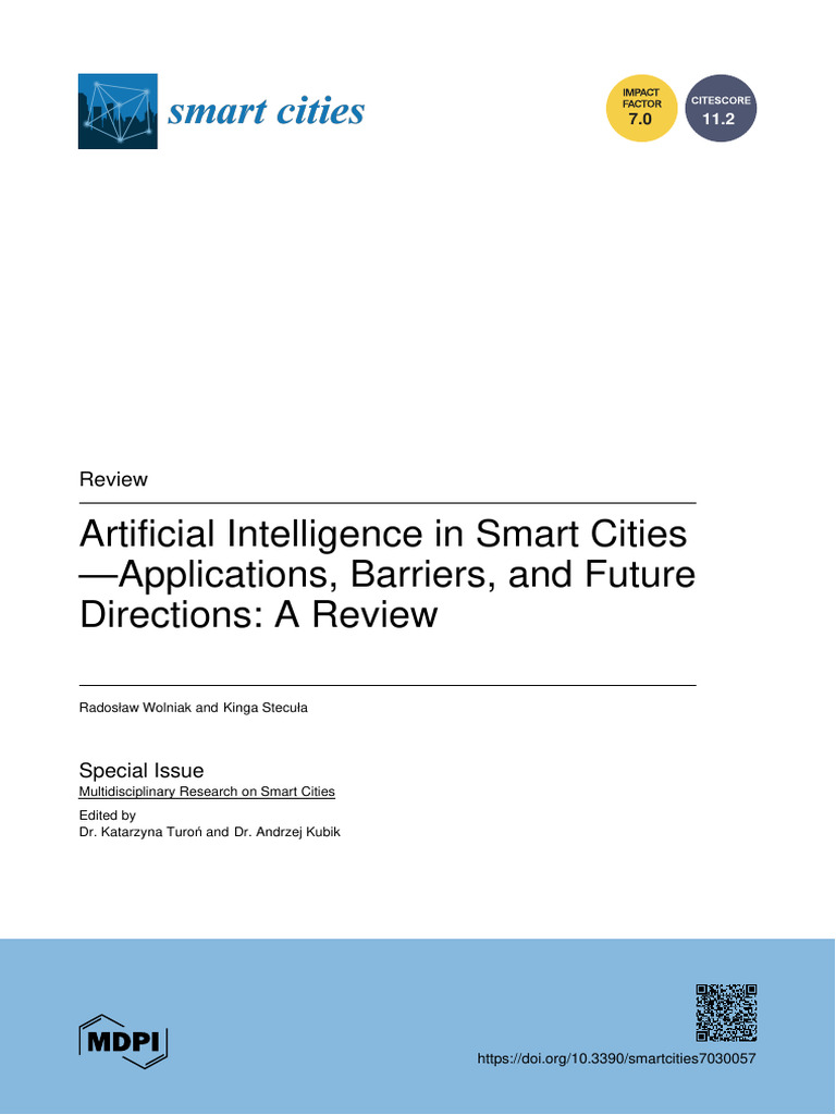 Integration of IoT-Enabled Technologies and Artificial Intelligence (AI ...