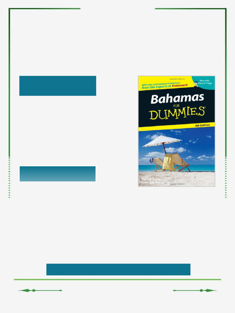 Bahamas For Dummies 4th Edition Darwin Porter ebook extended reading ...