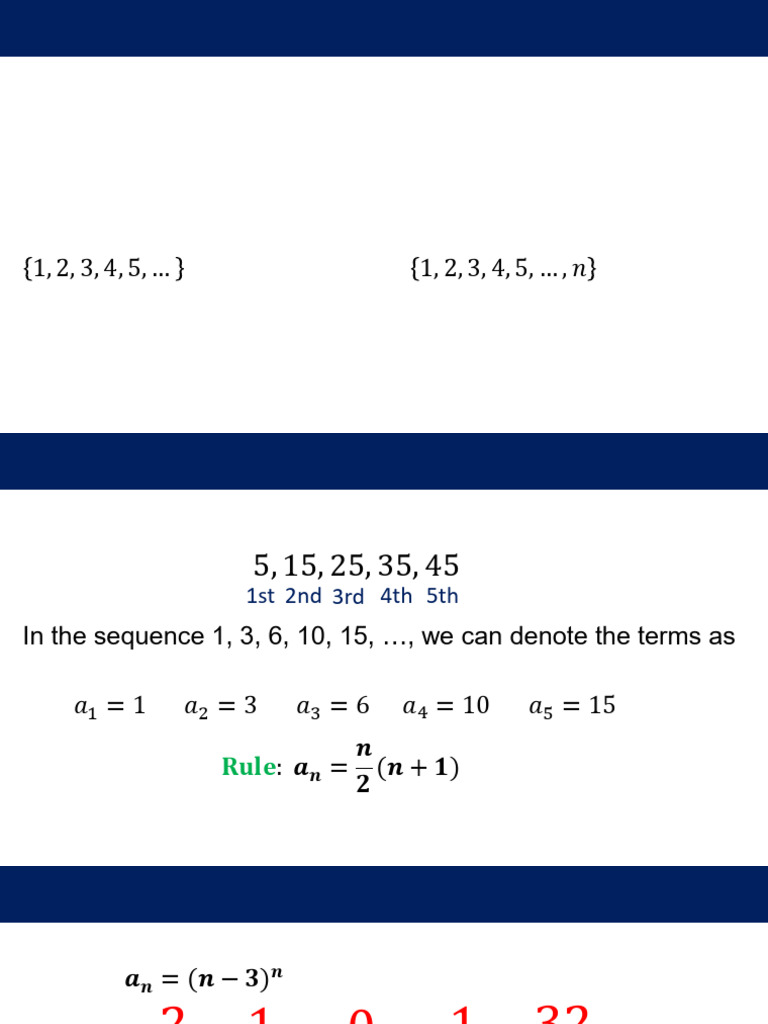 9. Sequences and Series | PDF | Sequence | Numbers