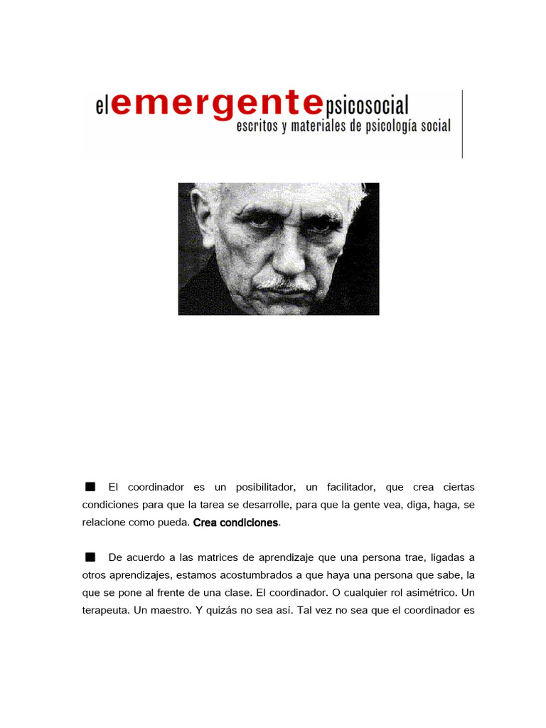 EL Rol Del Coordinador | PDF | Verdad | Experiencia