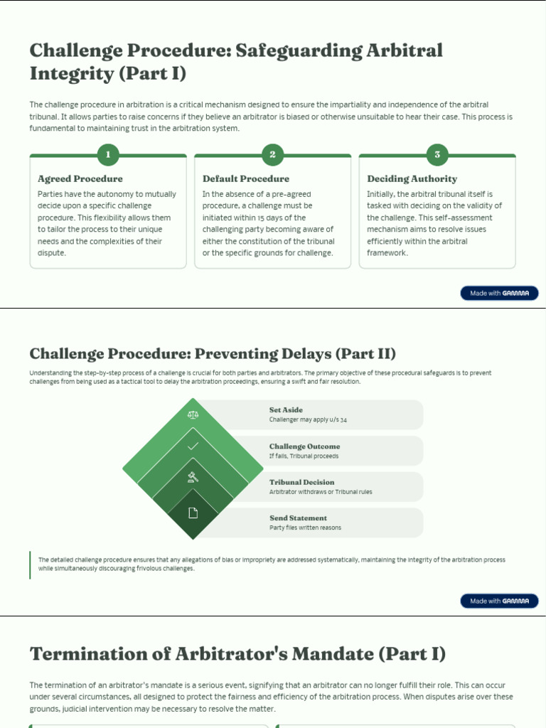 Arbitration Challenge Procedures Explained | PDF | Arbitration ...