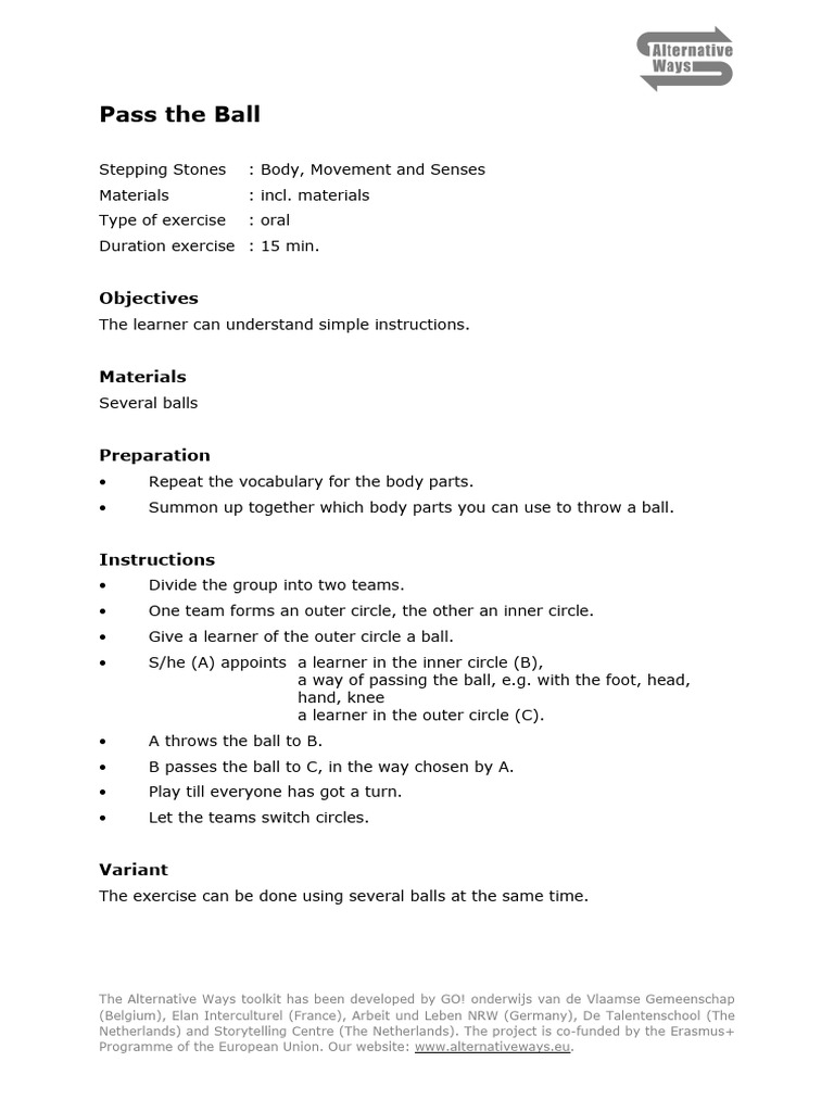 8-Pass-the-Ball | PDF