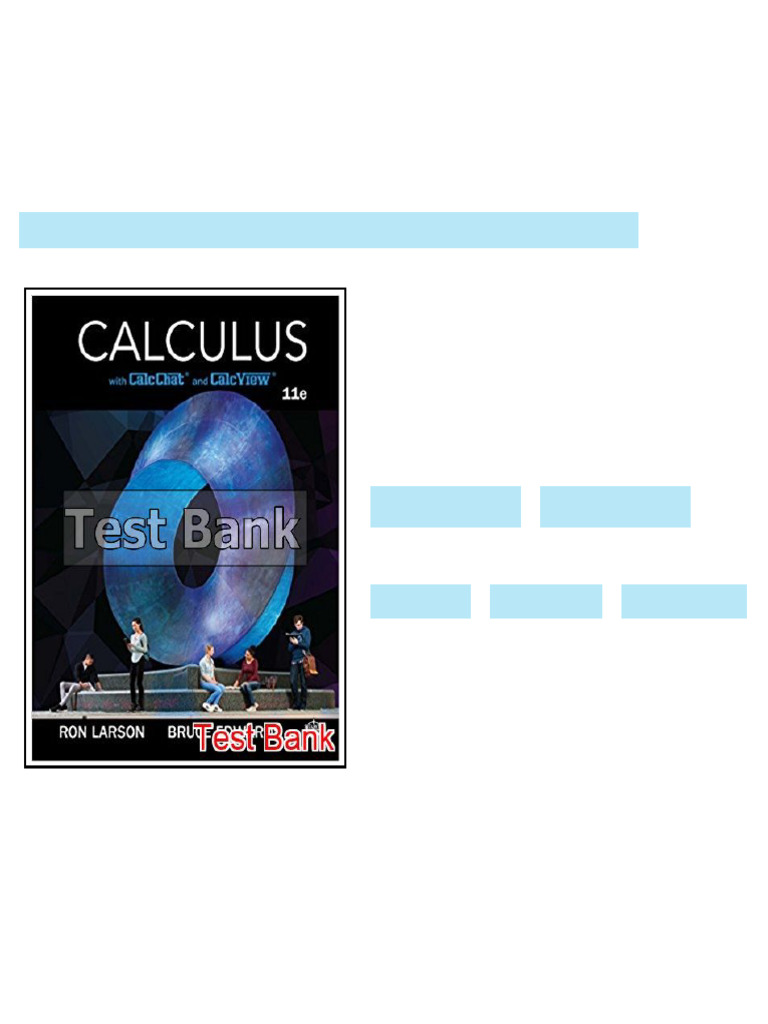 Calculus 11th Edition Larson Test Bank online reading | PDF | Ellipse