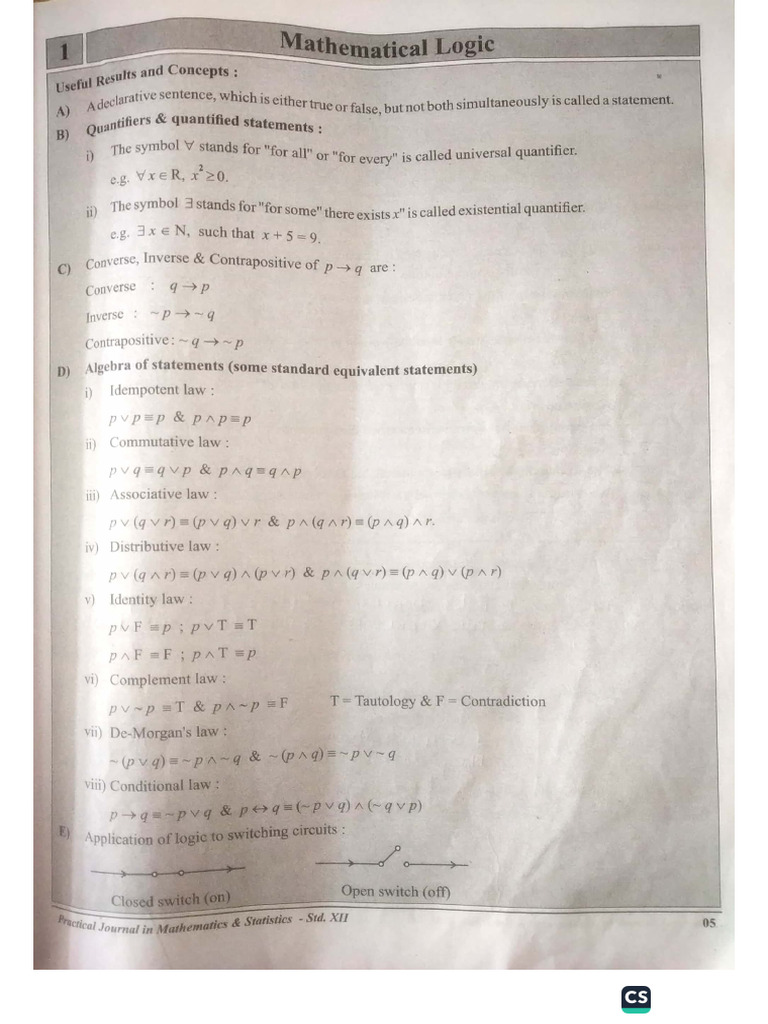 12 Th Maths(I )Handbook Solution | PDF