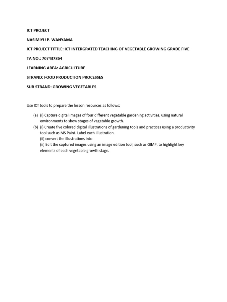 Ict Project | PDF