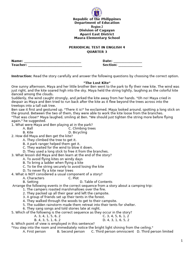 English 4 q3 | PDF