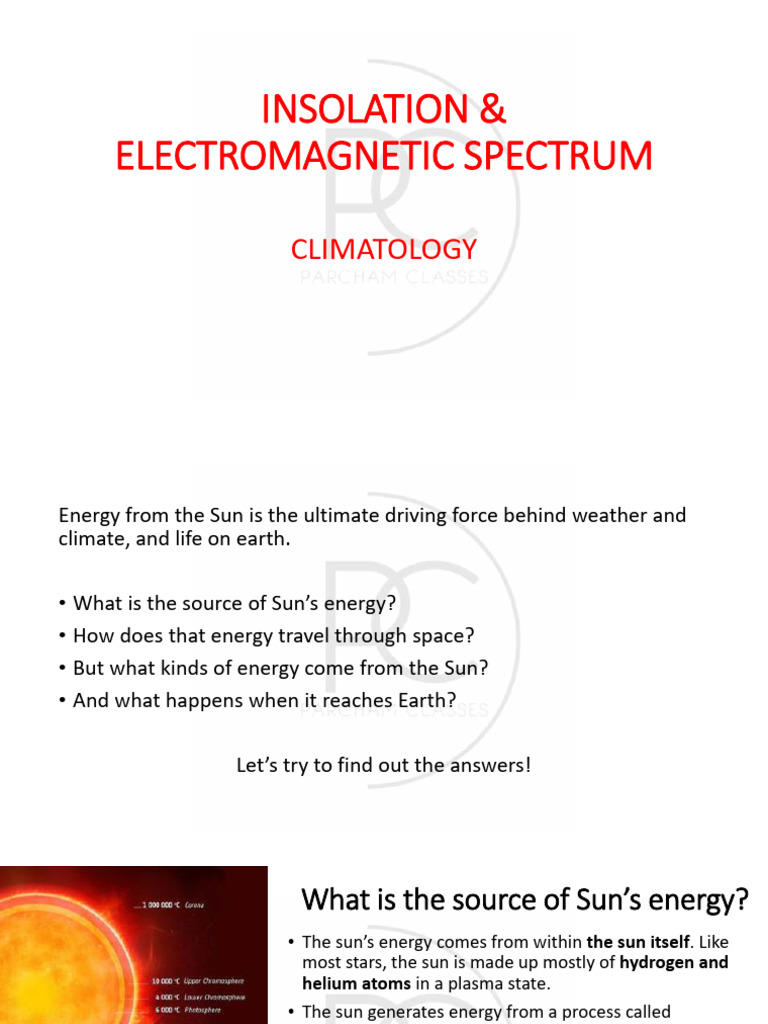 Solar Energy and Insolation Explained | PDF | Sun | Radiation