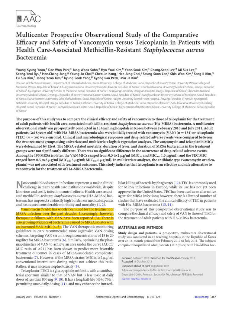 Yoon Et Al. - 2014 - Multicenter Prospective Observational Study of the ...