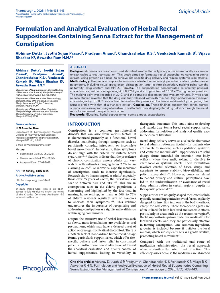 suppository 61 | PDF | Rectum | Pharmaceutical Formulation