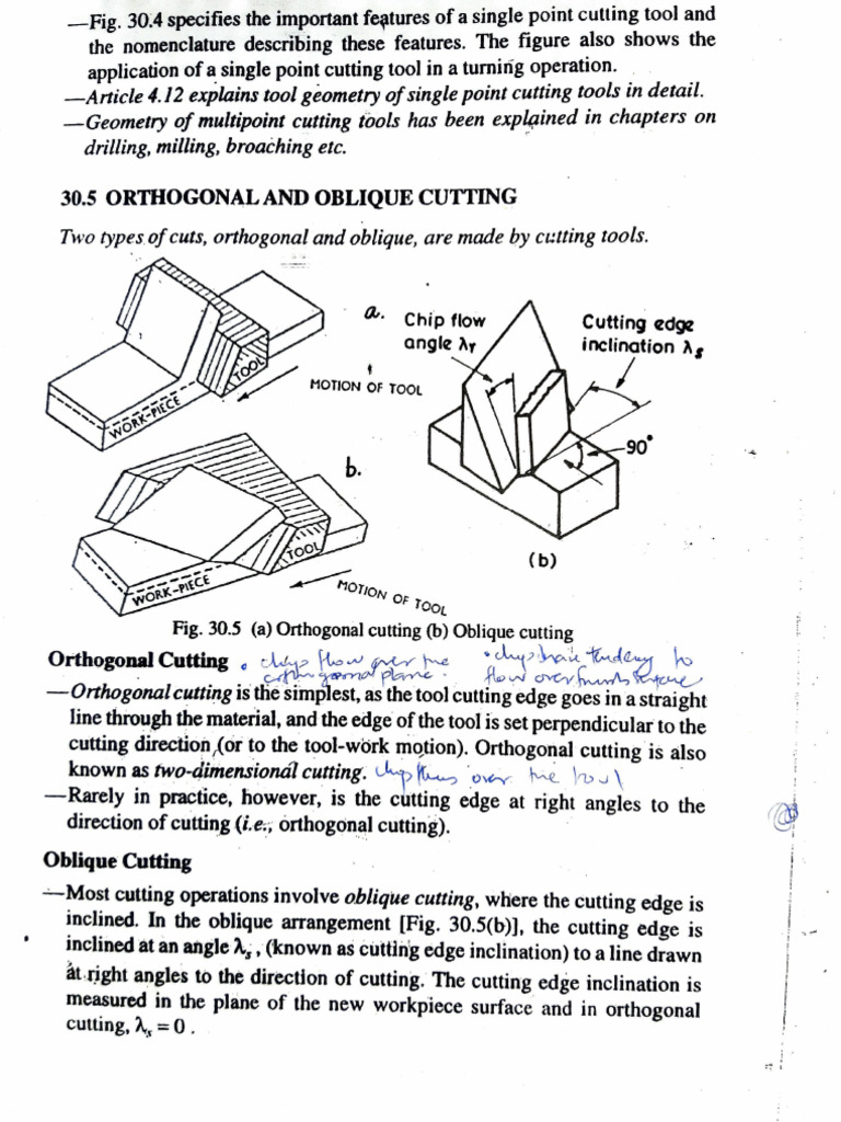 Metal Cutting: Tool Geometry & Chip Formation | PDF | Ductility | Fracture