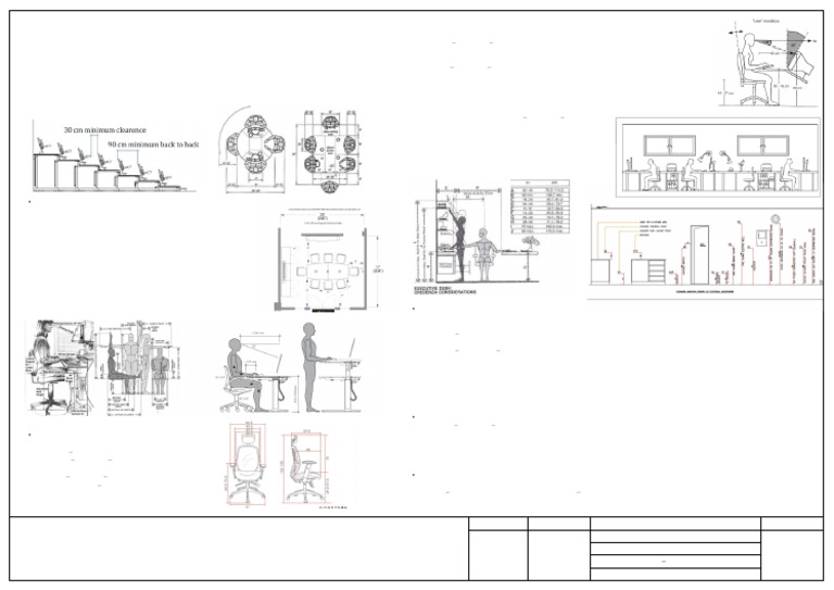 Anthropometric Data for Interior Design | PDF | Desk | Lighting
