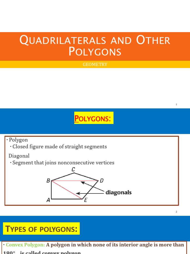 Understanding Quadrilaterals and Polygons | PDF | Rectangle | Triangle