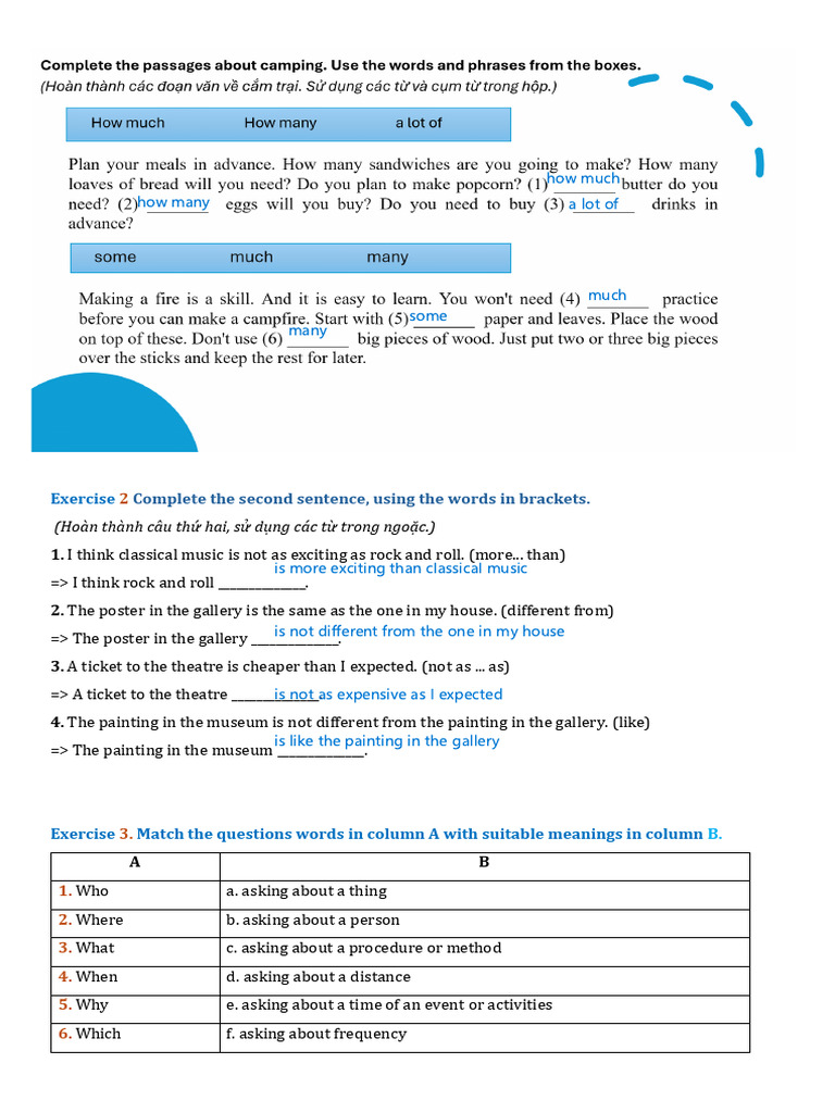 G7 HOMEWORK TRAFFIC GRAMMAR + READING + WRITING | PDF