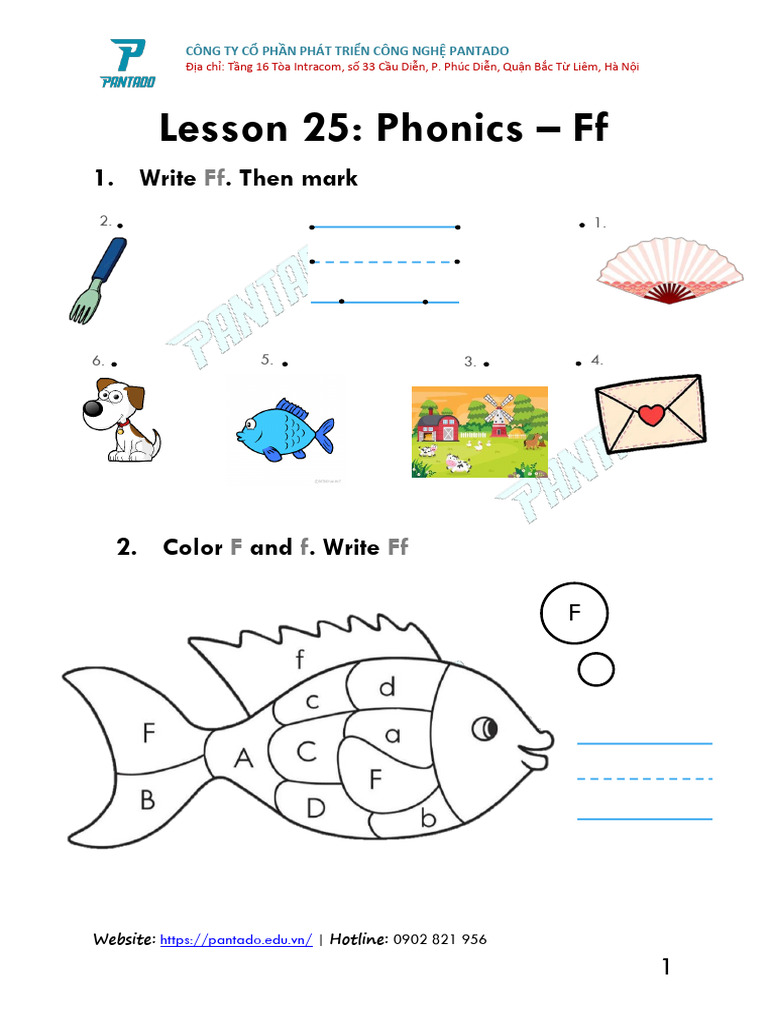 (HW) Lesson 25 - Phonics - FF | PDF
