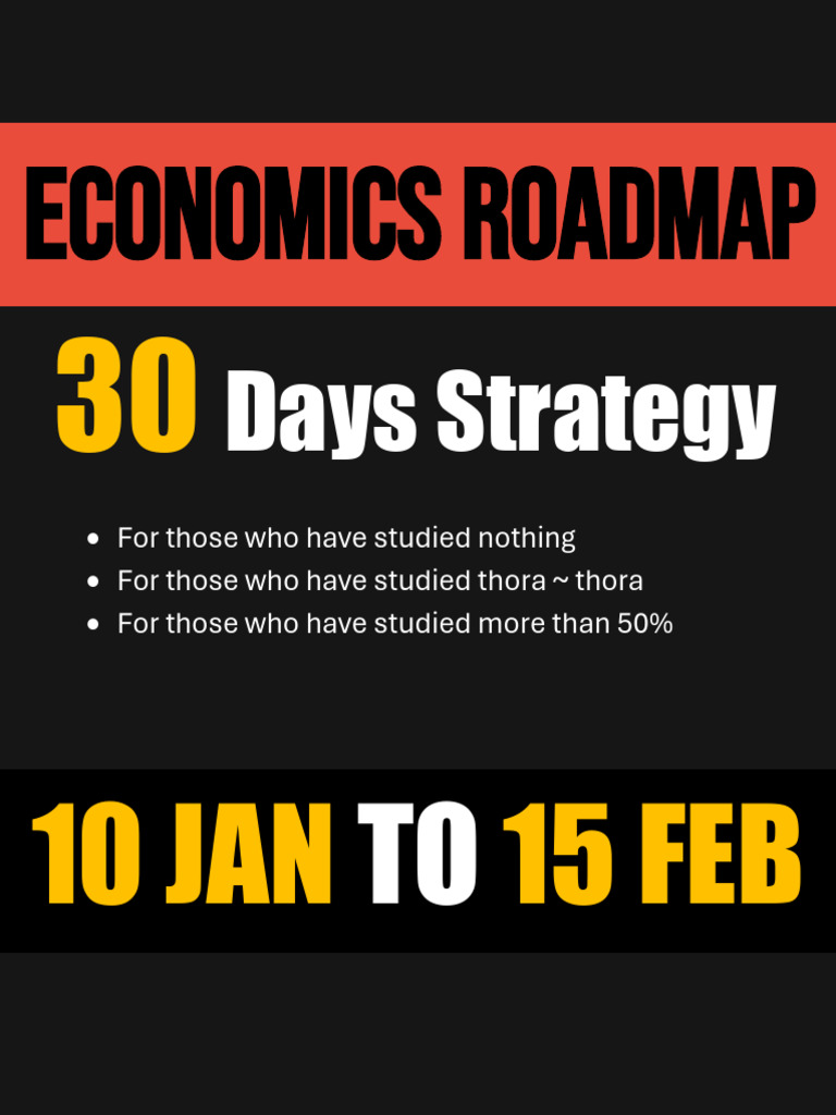 30 Days Economics Roadmap_7ccde715 d7cf 4556 Abe6 e74a05cbe743 | PDF ...
