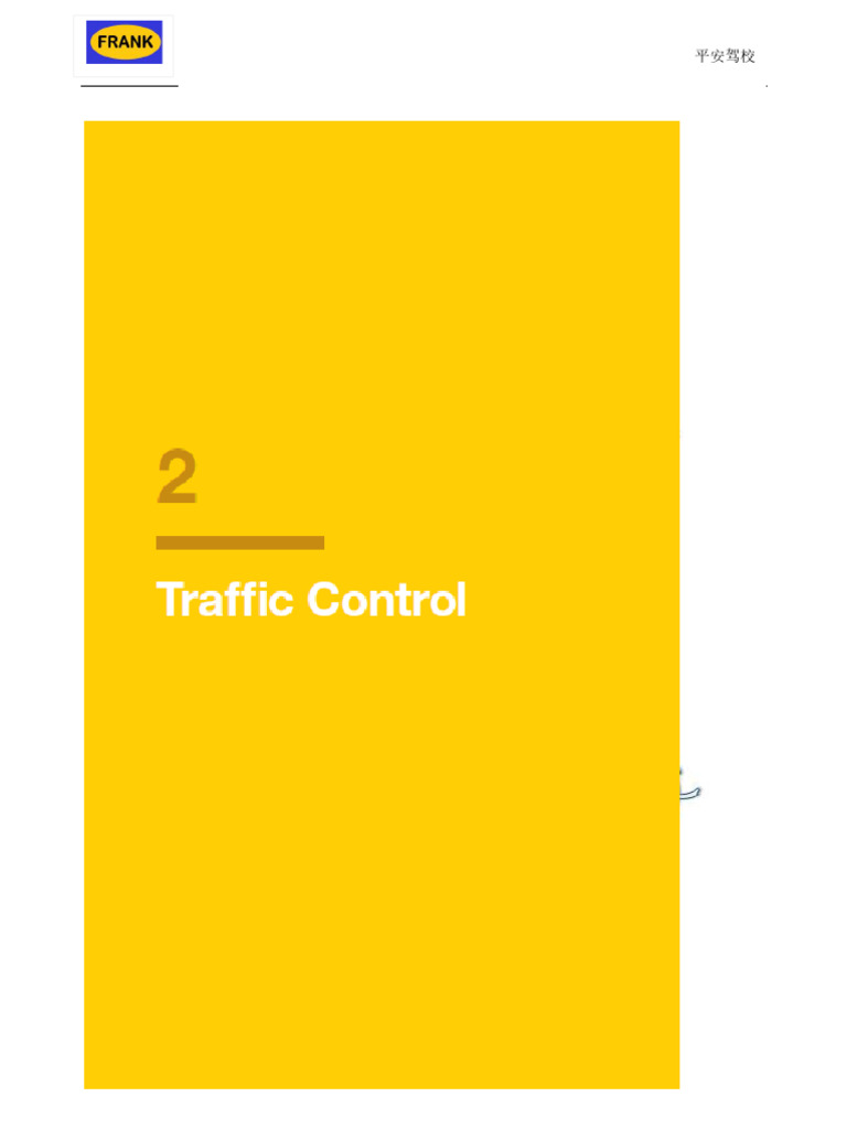 Traffic Control Signals Explained | PDF | Traffic | Traffic Light
