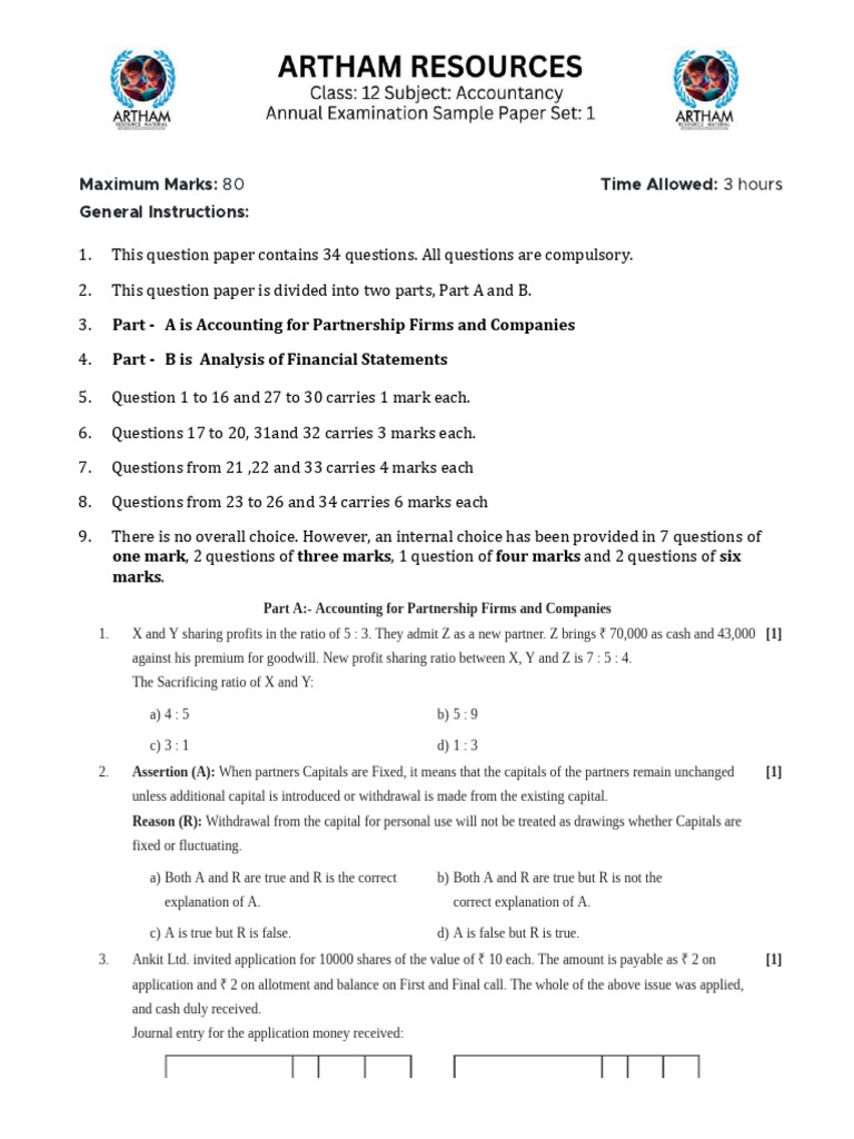 Set of 15 Sample Papers With Solutions & Blueprint for Class 12 (1 ...