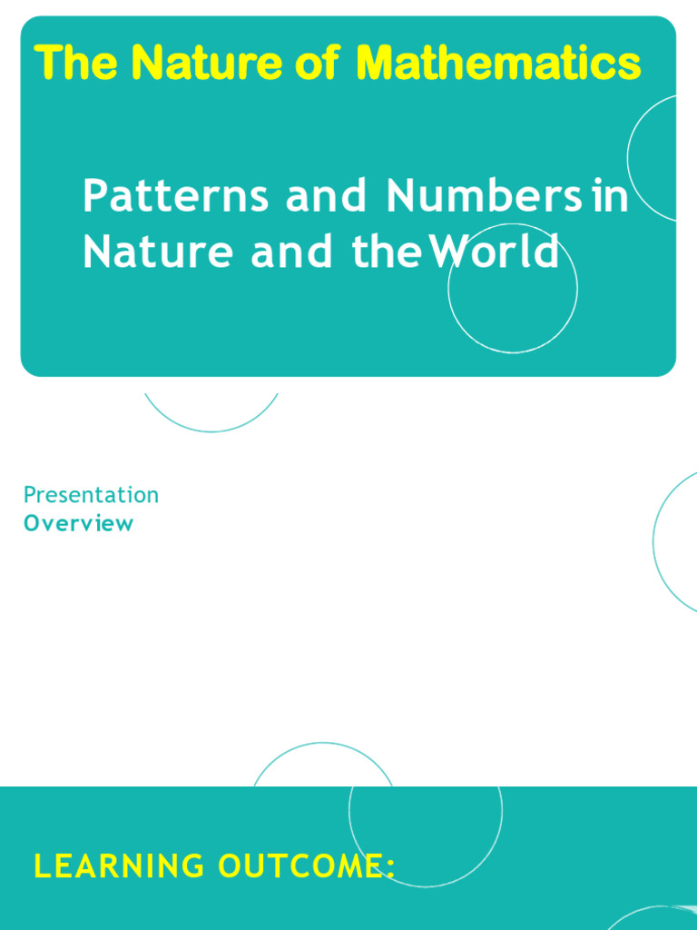 Patterns and Numbers in Nature and the World | PDF | Chaos Theory | Dune