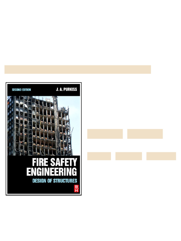 Fire Safety Engineering Design of Structures 2nd ed Edition J. Purkiss ...