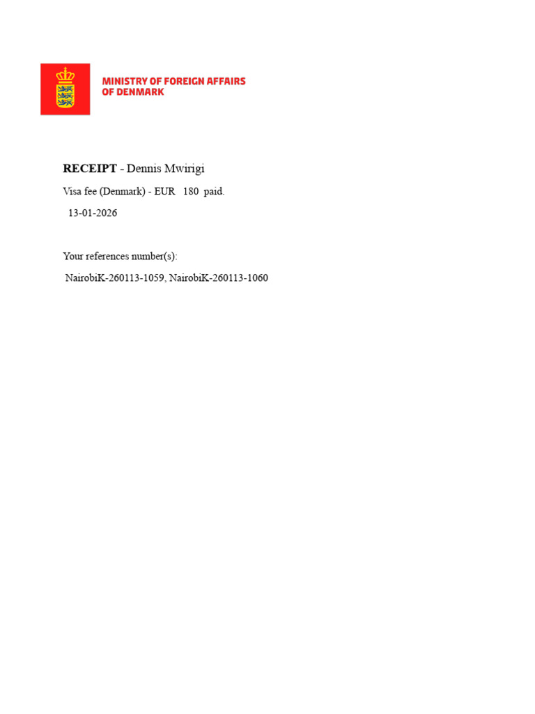 DKK Visa Receipt 26 | PDF