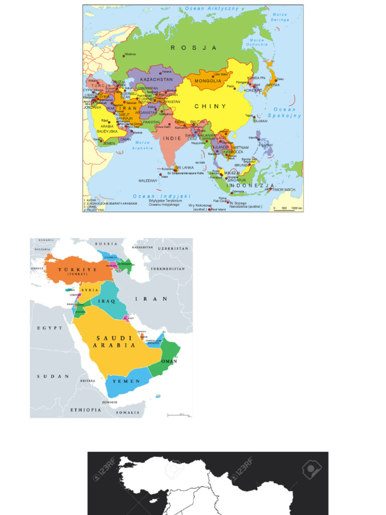 Mapa Azji | PDF