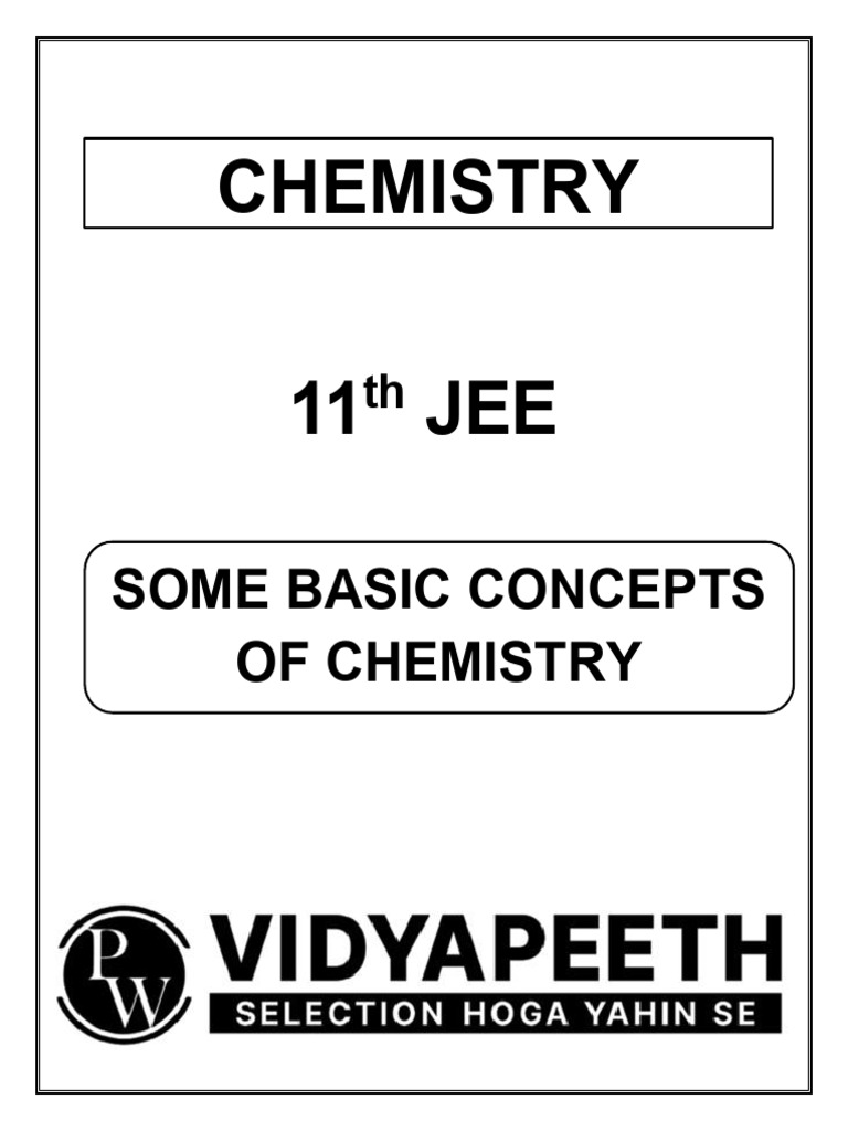 Some Basic Concepts of Chemistry DPPs66332f6f499b9700181aff3f | PDF | Mass Concentration ...