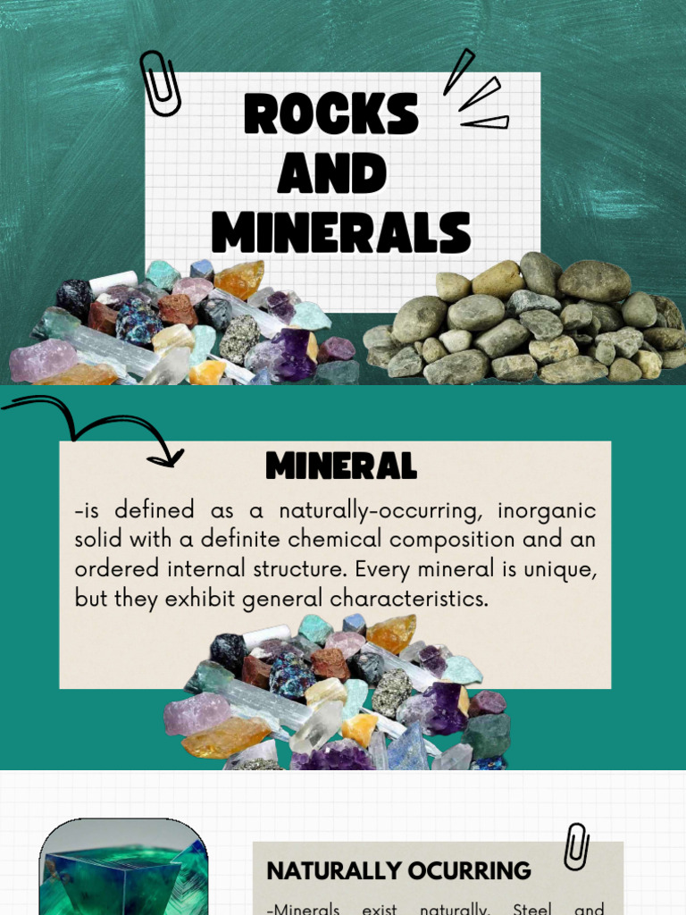 Understanding Rocks and Minerals Basics | PDF | Minerals | Chemical ...