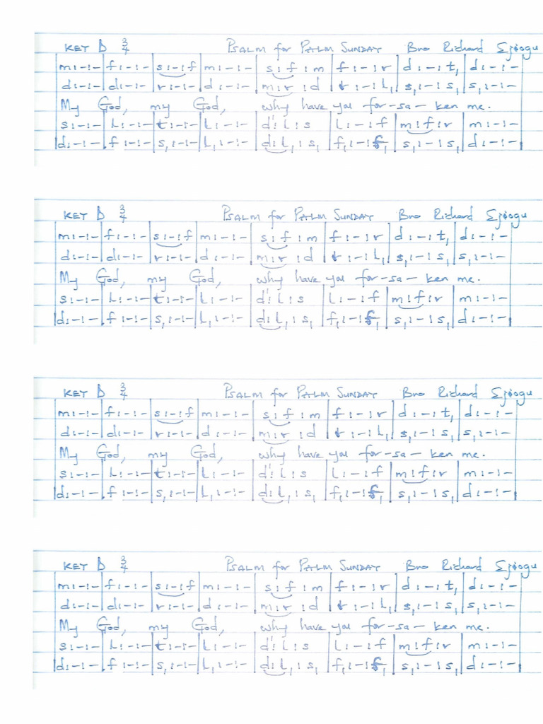 Richard's Psalm April 13th 2025 | PDF