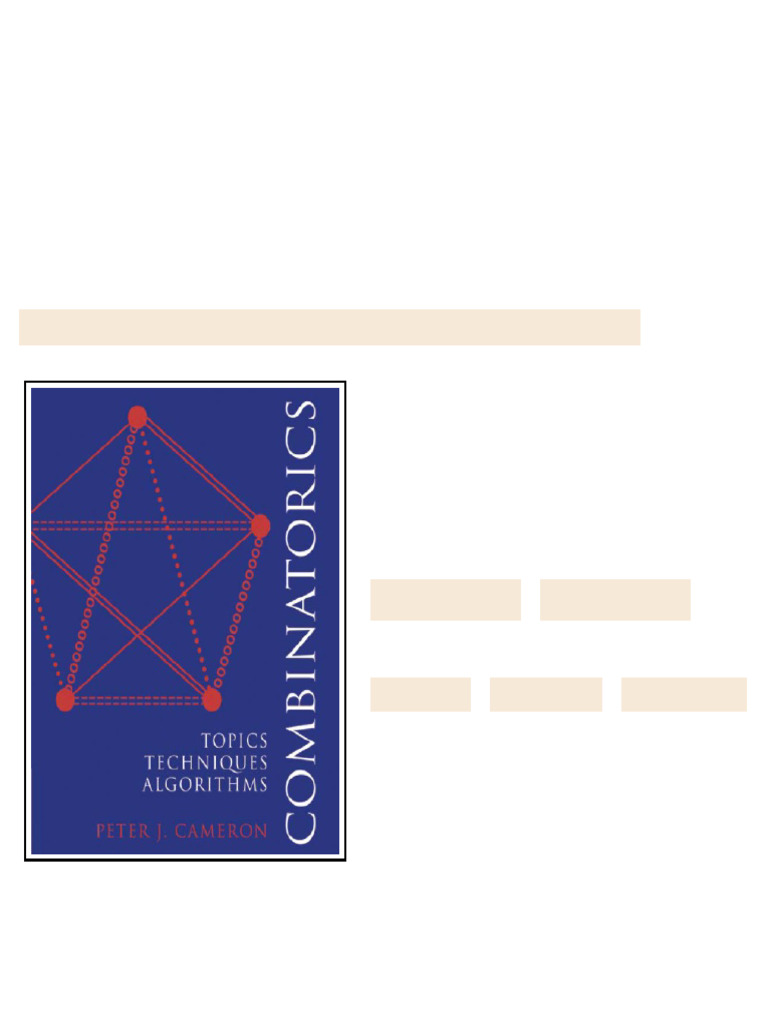 Combinatorics topics techniques algorithms 1. ed., transferred to digital print., Nachdr ...