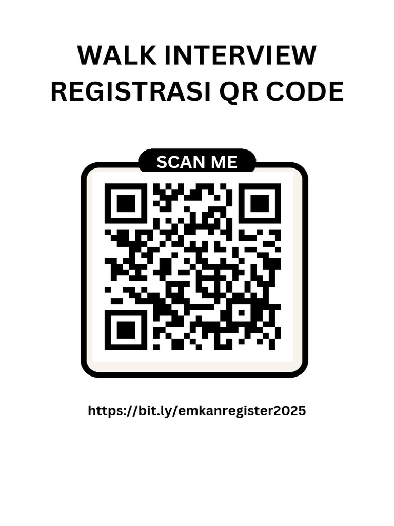 Black and Beige Simple Typographic Qr Code Document | PDF