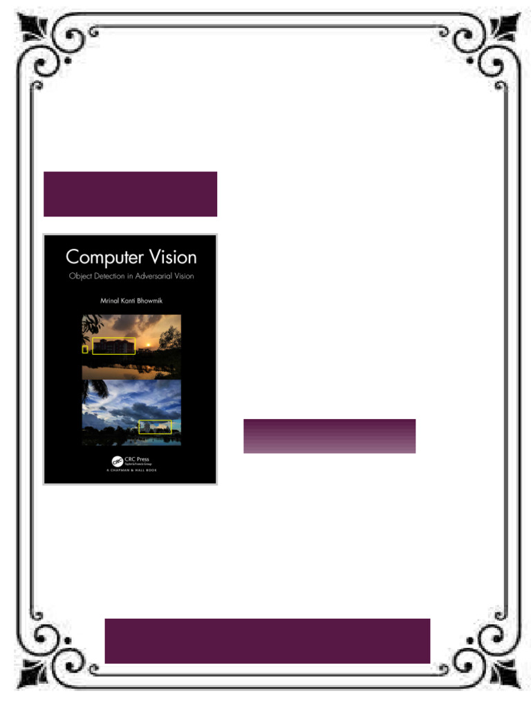 Computer Vision: Object Detection In Adversarial Vision 1st Edition ...