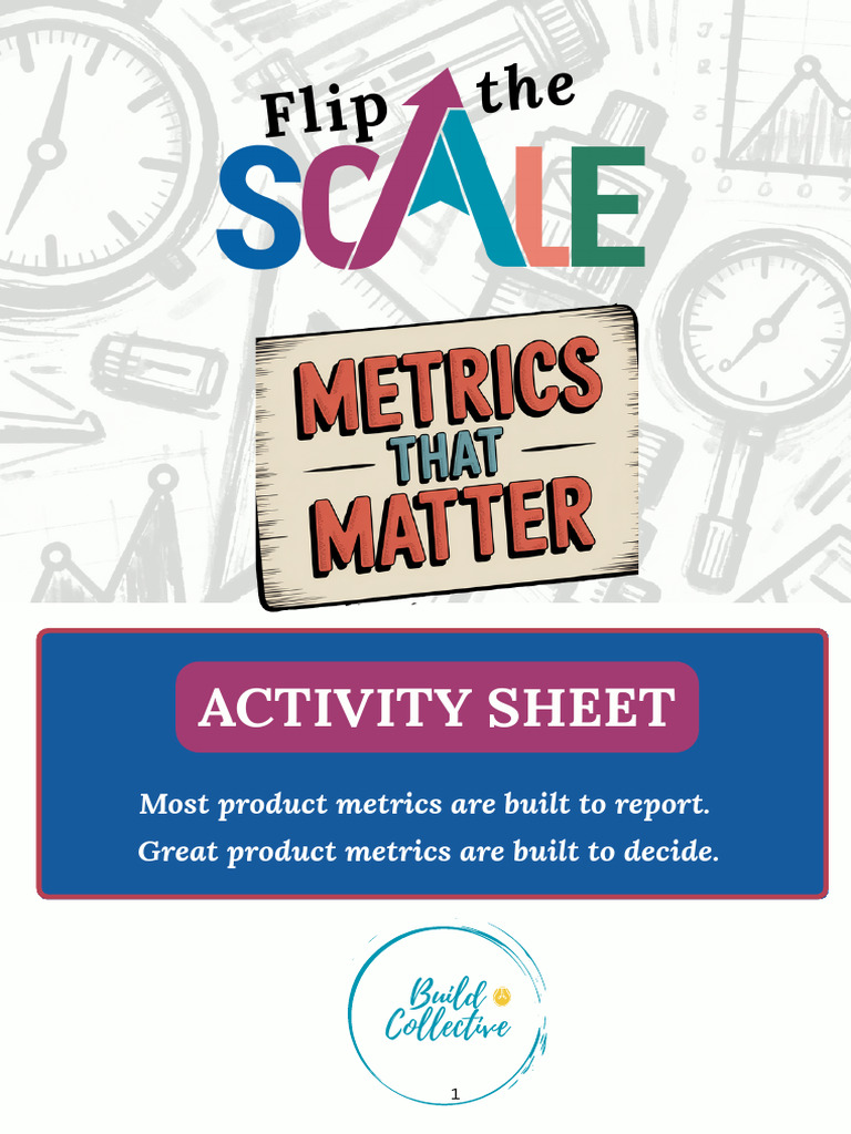 Metrics That Matter FTS Activity Sheet | PDF | Behavior | Cognitive Science